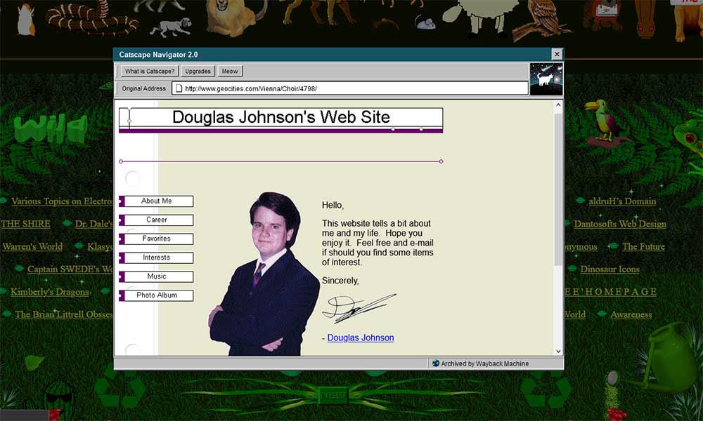 Internet Archaeology Institute — Cameron’s World